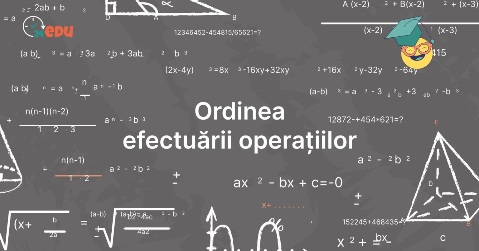 Ordinea efectuării operațiilor - Exemple practice - Blog 24edu