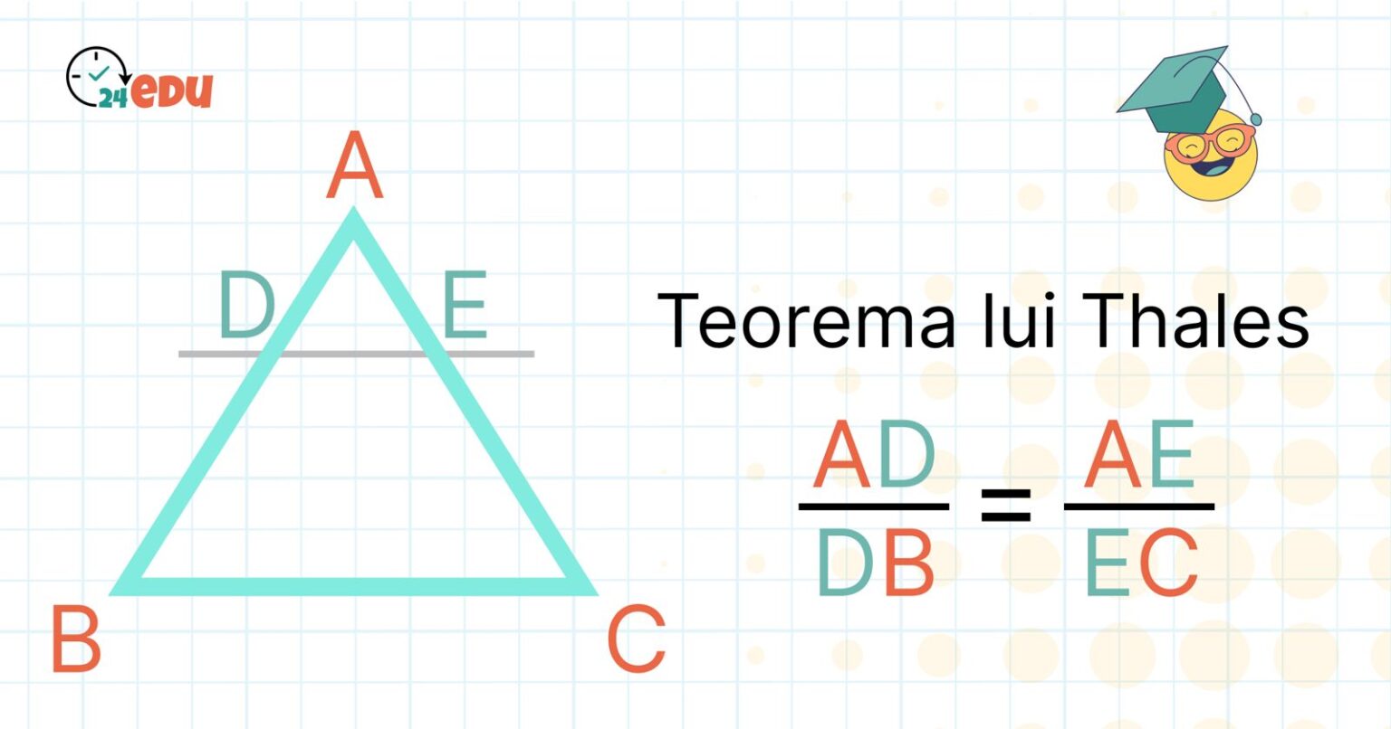 Teorema lui Thales - Formula și definiție - Blog 24edu