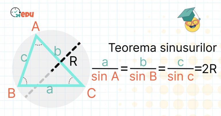 Teorema sinusului - Formula și definiție - Blog 24edu