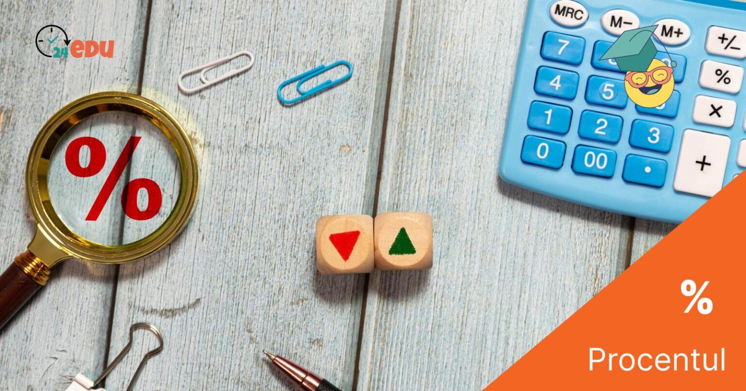 Calcul procent - Metodă și Aplicații - Blog 24edu
