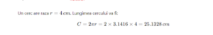 Lungimea cercului – Formula și Exemple - Blog 24edu