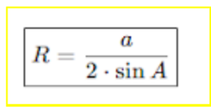 Raza cercului circumscris - Formula de calcul - Blog 24edu